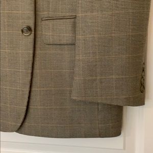 Andrew Fezza | Jackets & Coats | Sport Coat Jacket Blazer 42r Brown Tan ...